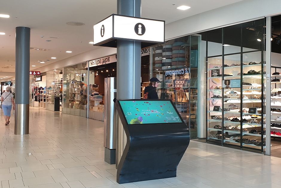 Digital wayfinding - Samhandle med besøkende på flere måter